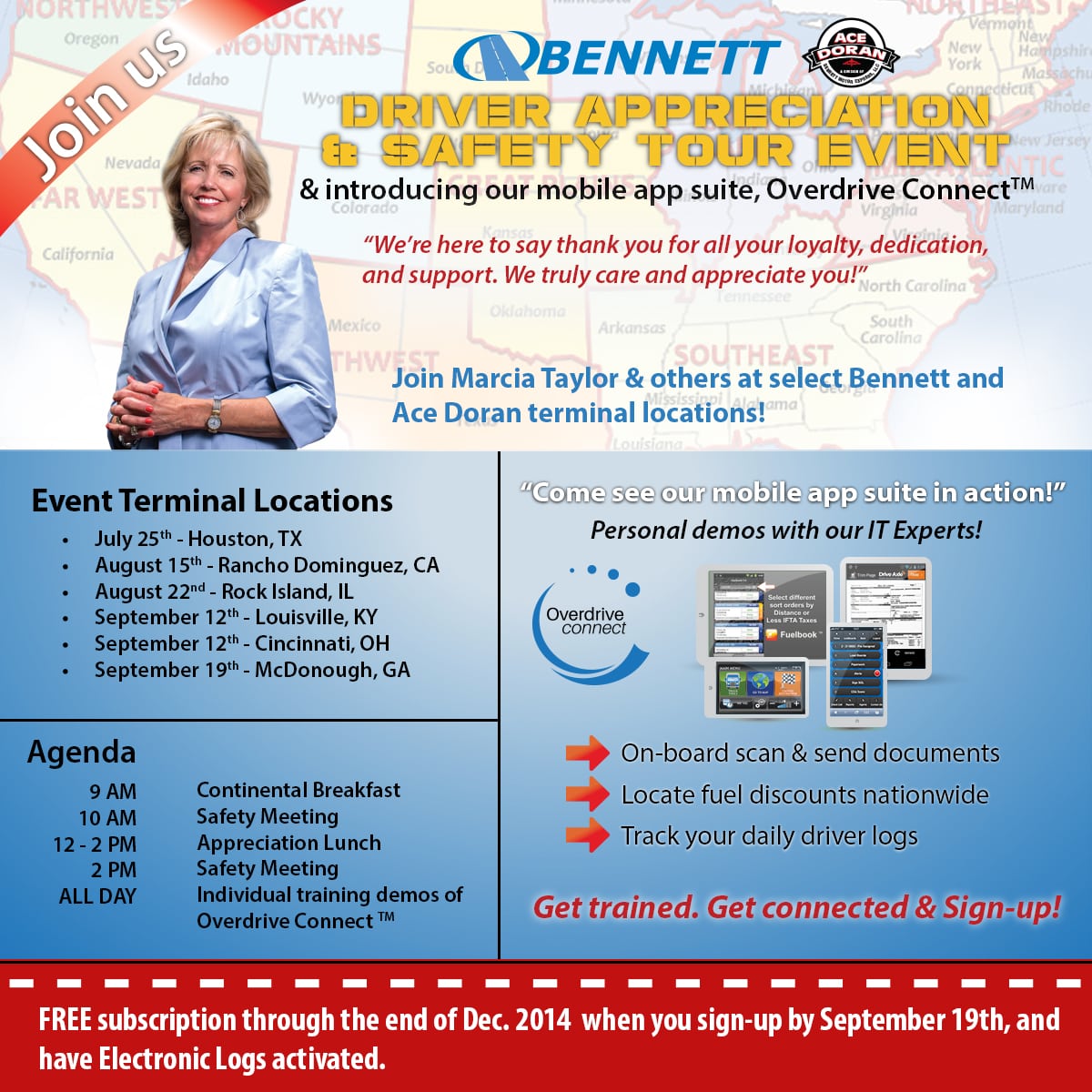 Driver Appreciation & Safety Tour Event Kicks Off July 25 | Bennett ...