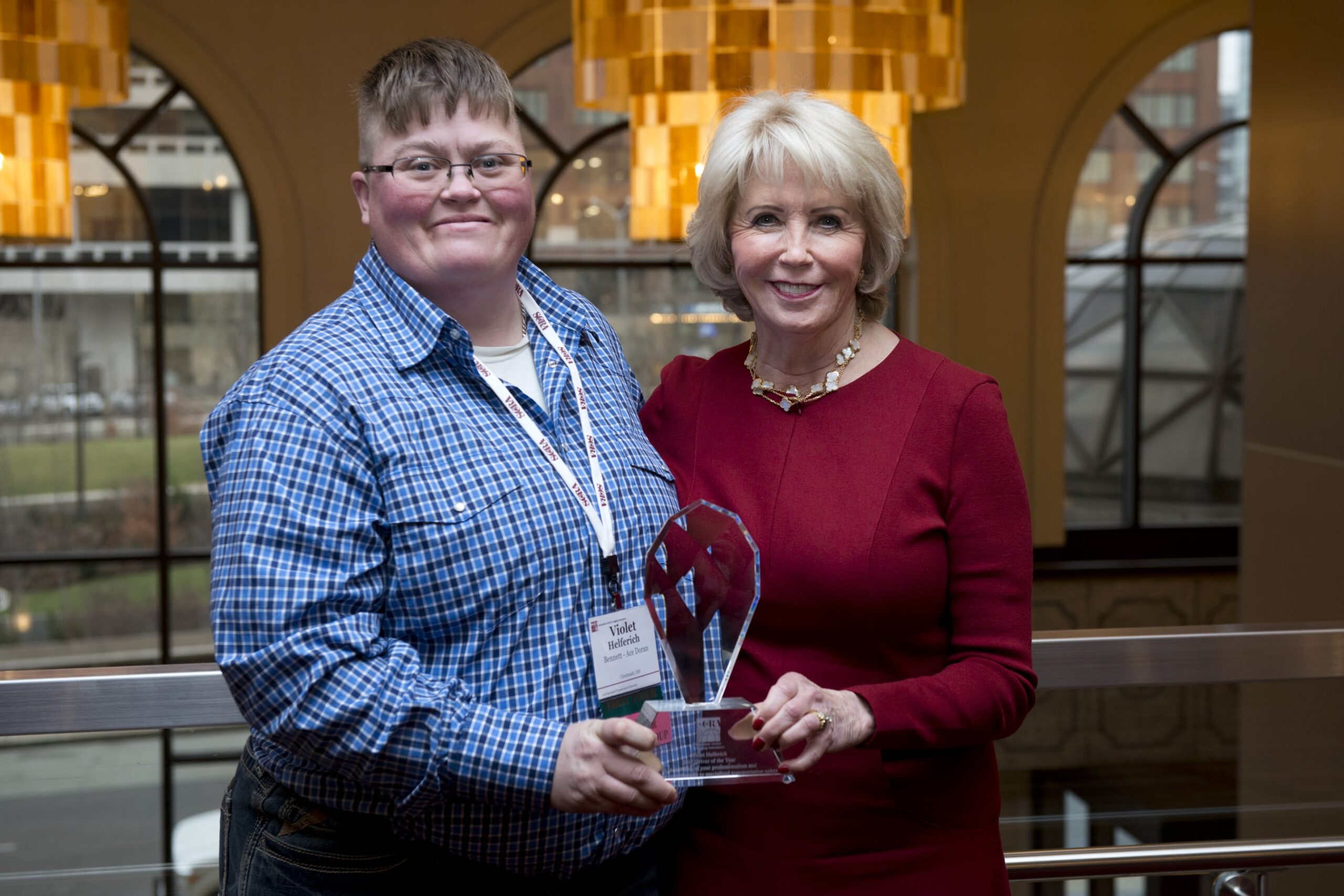 Violet Helferich Receives SC&RA Driver of the Year Award | Bennett ...